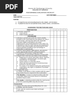 Wound Dressing Checklist SKL 112 FINAL EDIT | PDF | Wound | Medicine