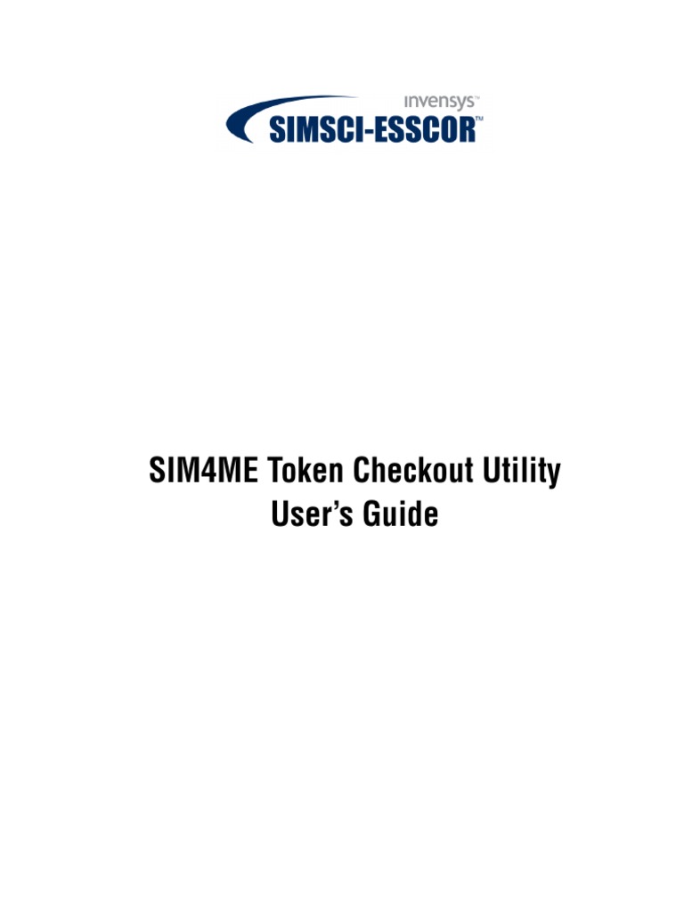 SIM4ME Token Checkout Utility User's Guide | PDF | Point Of Sale | Microsoft Windows