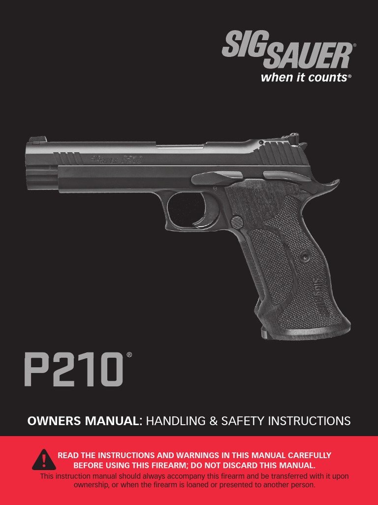 Owners Manual: Handling & Safety Instructions | PDF | Cartridge ...