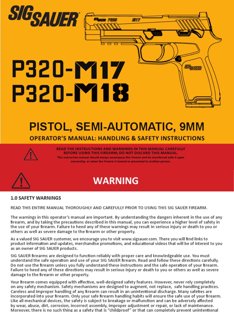Operator Manual M17 M18 Commercial Updated 5 30 2019 | PDF | Cartridge ...