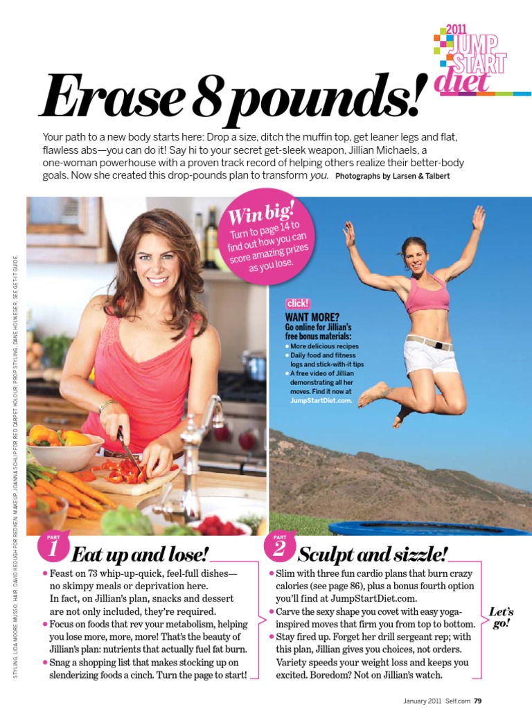 2011 Jump Start Diet-Jillian Michaels Food Plan | Download Free PDF ...