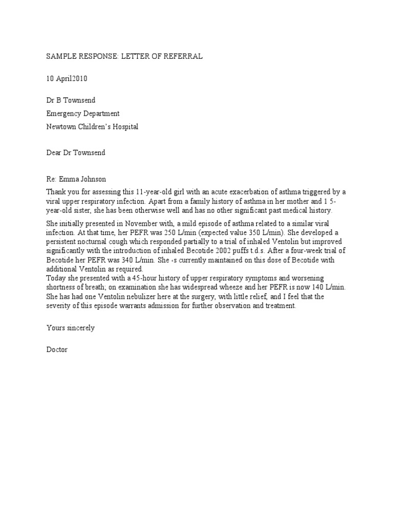 Sample Response | PDF