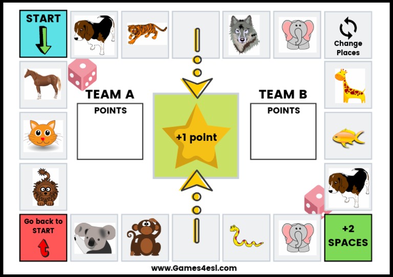 Animals Board Game | PDF