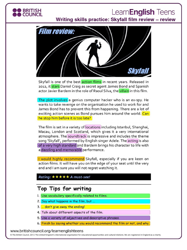 Sample of Film Review | PDF