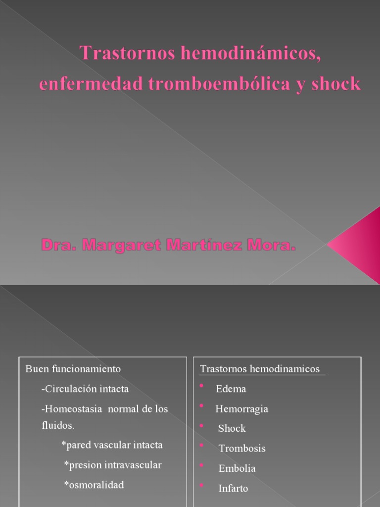 2 Trastornos Hemodinámicos, Enfermedad Tromboembólica y Shock 4 | PDF | Edema | Sistema circulatorio