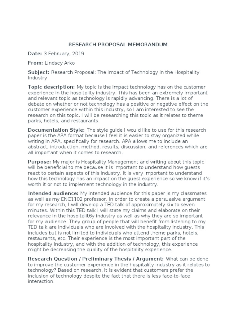 Technology's Impact on Hospitality Experience | PDF | Psychological ...