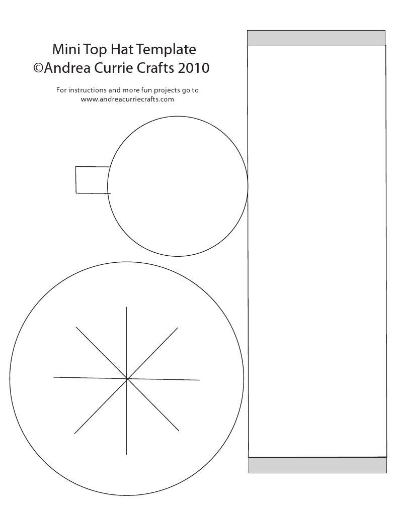 Top Hat Template Printable