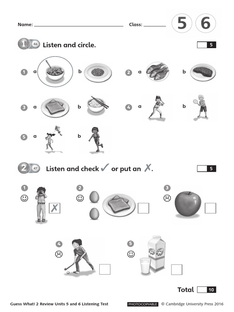 Final Exam 2nd Grade Units 5-6 | PDF | Educational Assessment And ...