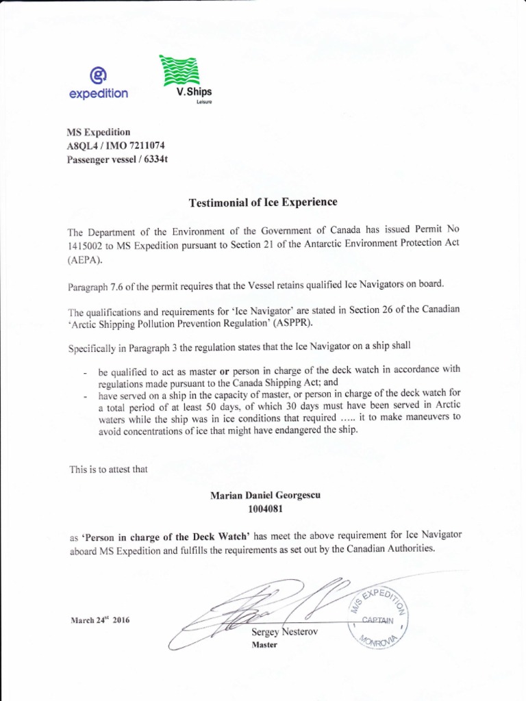 Ice Experience DIPLOMA | PDF