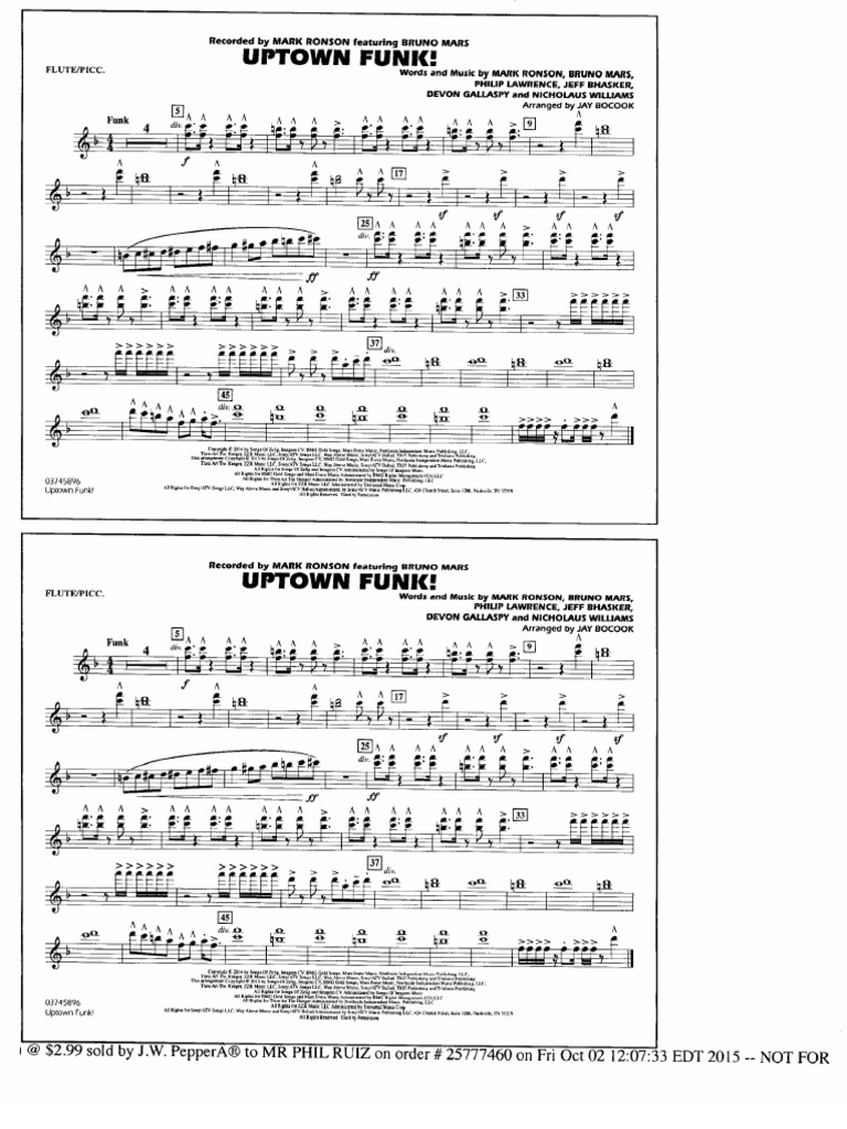 Uptown Funk | PDF