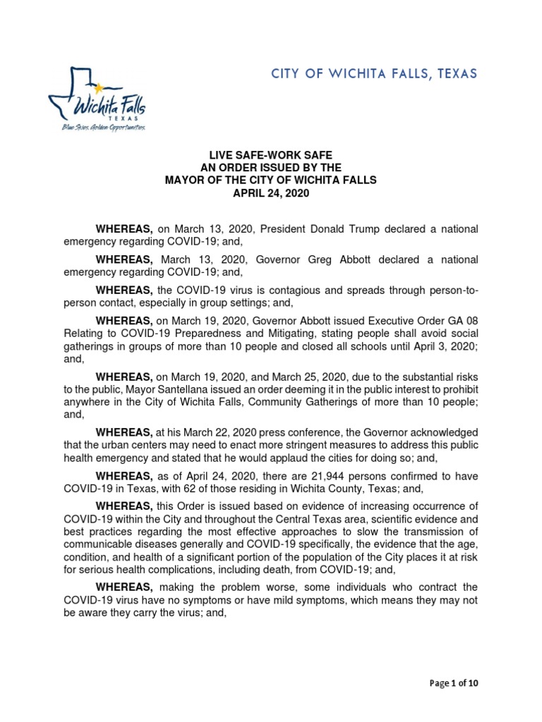 Live Safe Work Safe WF | PDF | Nursing Home Care | Hygiene