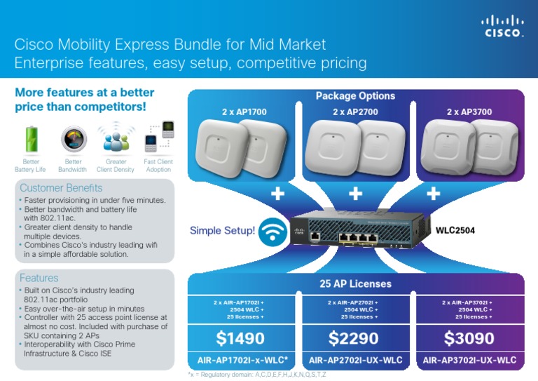 Cisco Mobility Express Campaign | PDF