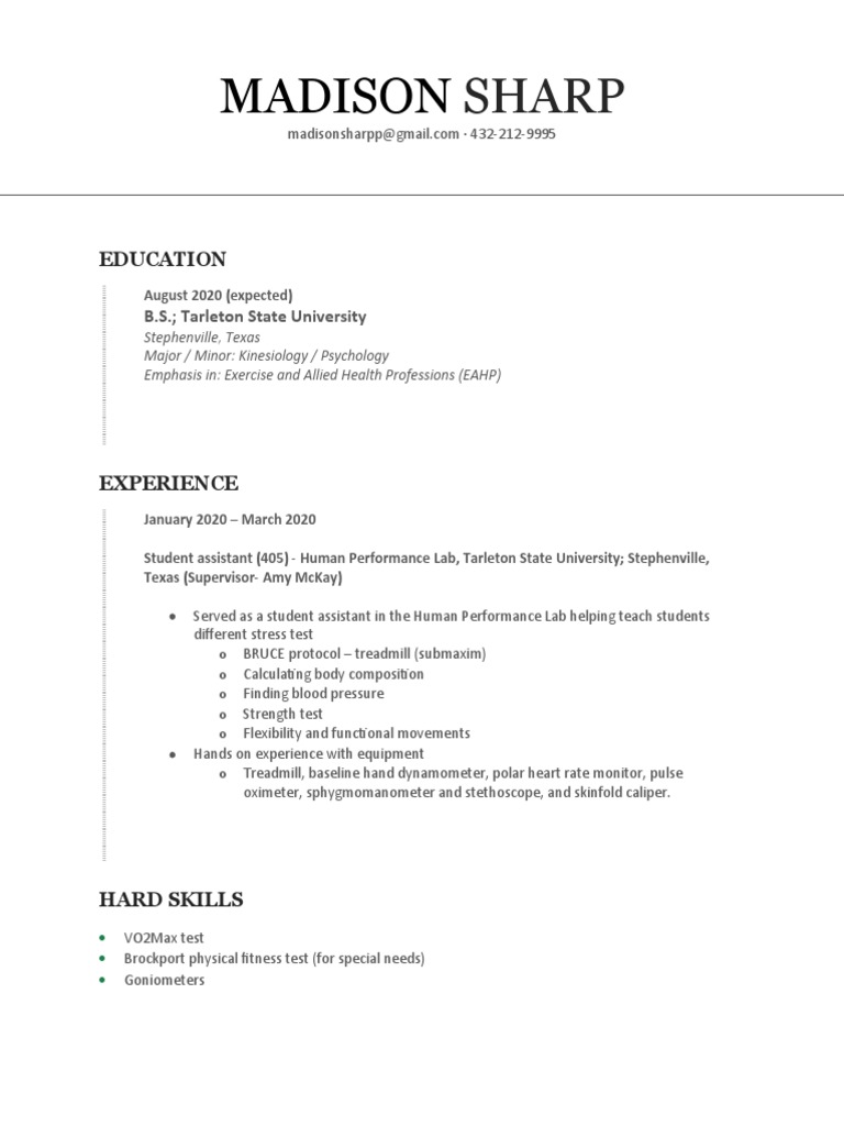Capstone Resume - 2 1 | PDF