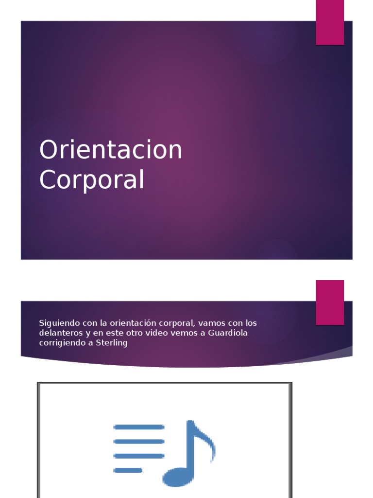 Orientacion Corporal | PDF