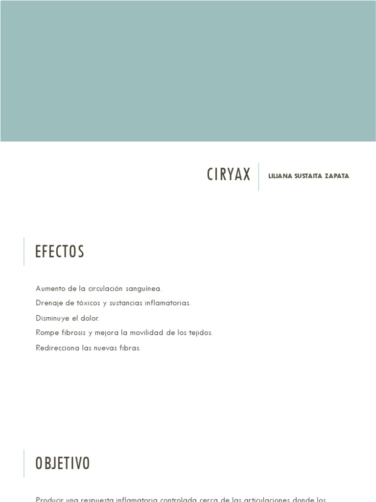 Terapia Cyriax: Beneficios y Guía de Uso | PDF | Salud y bienestar ...