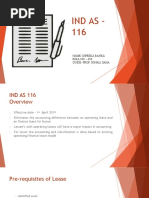 Ind As 116 | PDF | Lease | Accounting