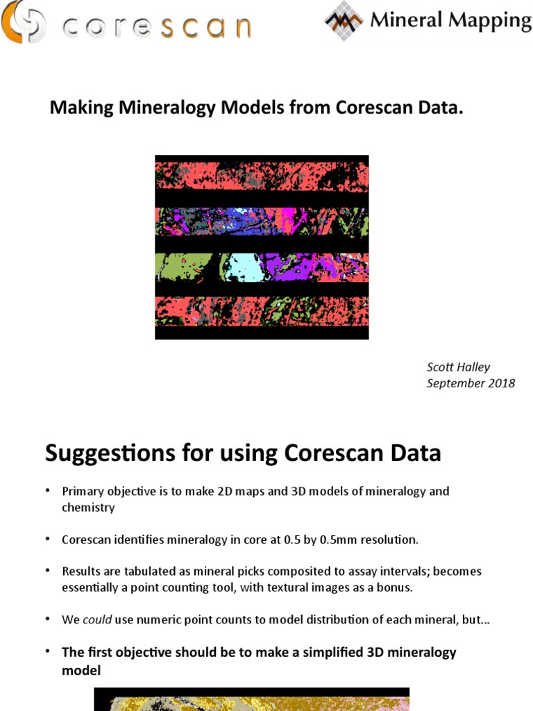 Mineralogy Models From Corescan | PDF | Mineralogy | Minerals