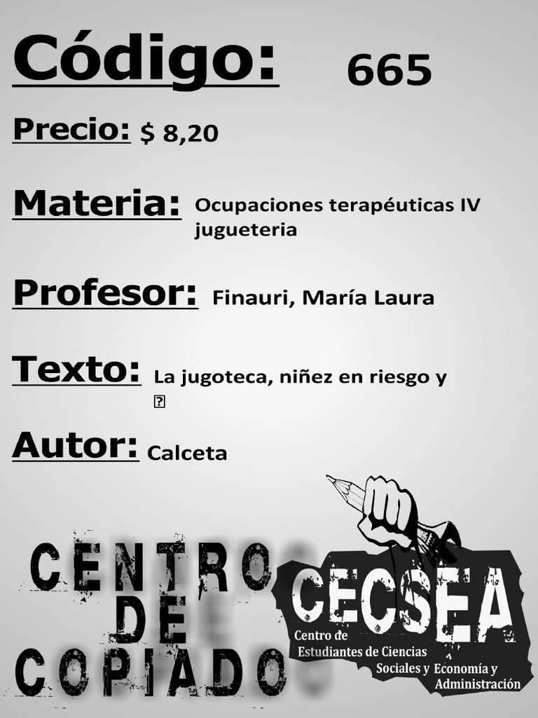 Calzetta, J. - La Juegoteca. Niñez Con Riesgo y Prevención | PDF