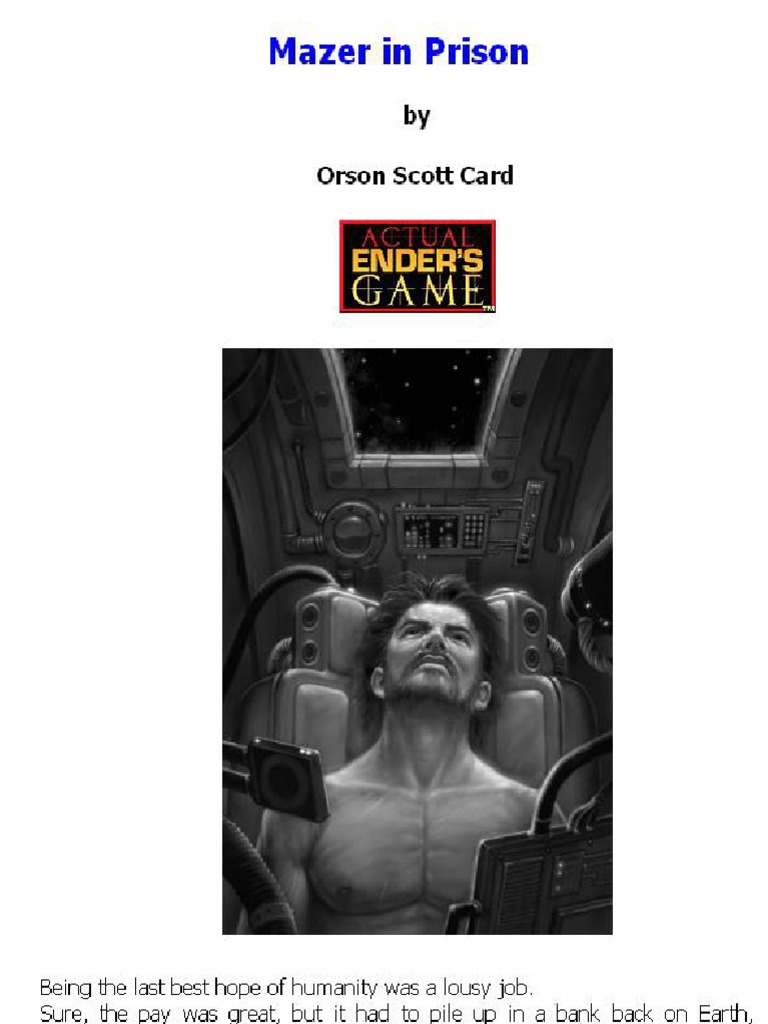 Mazer in Prison - Orson Scott Card | PDF