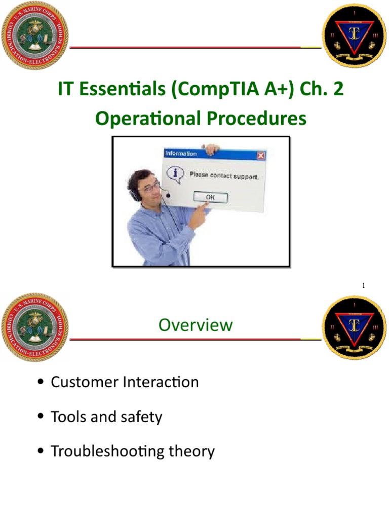 Chapter 02 - Operational Procedures | PDF | Electrostatic Discharge ...