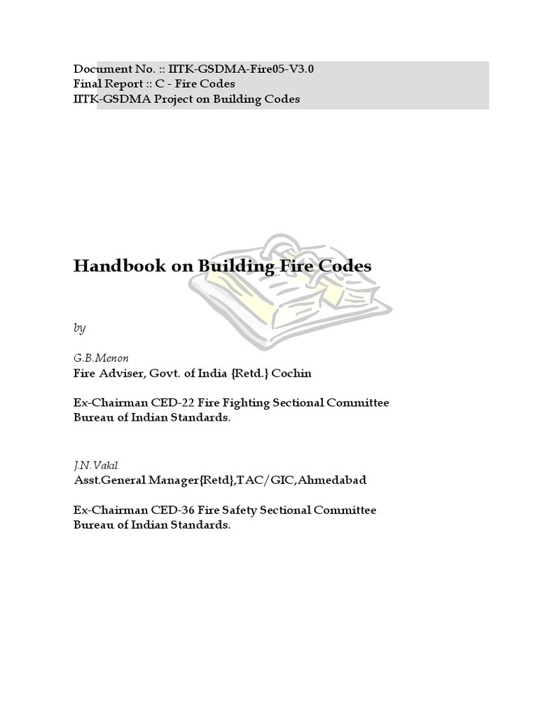 Handbook On Building Fire Codes | PDF