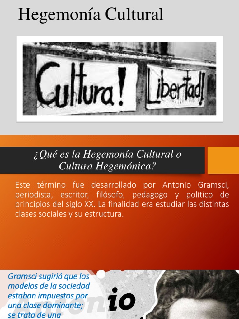 La importancia de la hegemonía cultural según Antonio Gramsci | PDF