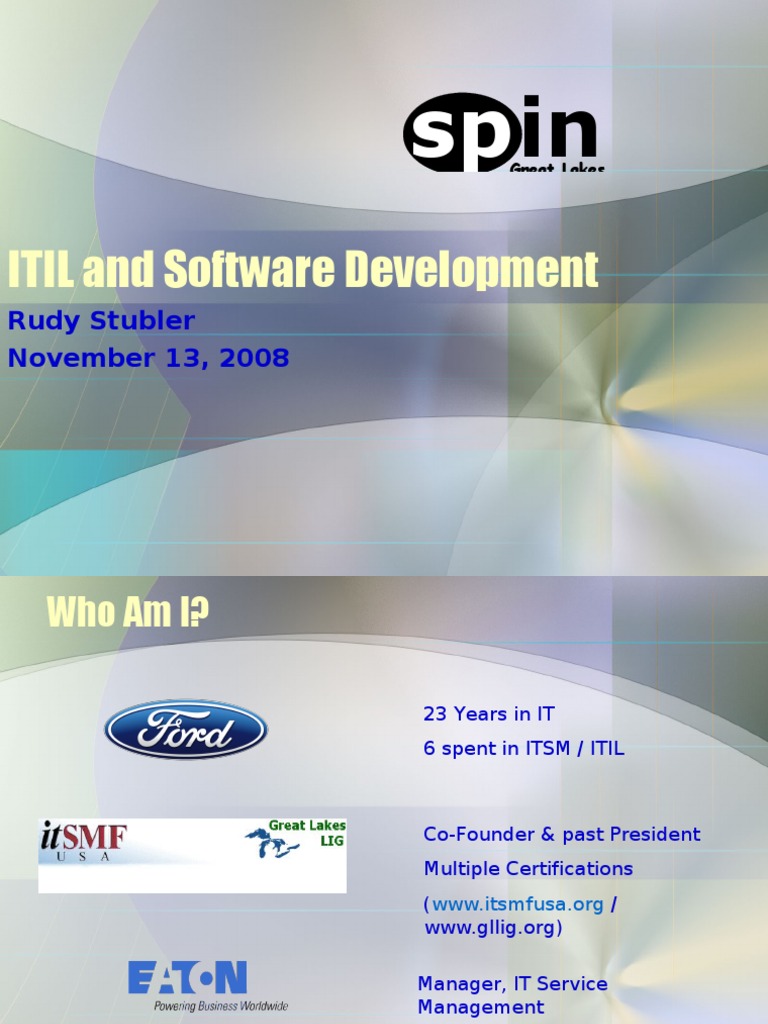 ITIL and Software Development | PDF | It Service Management | Itil