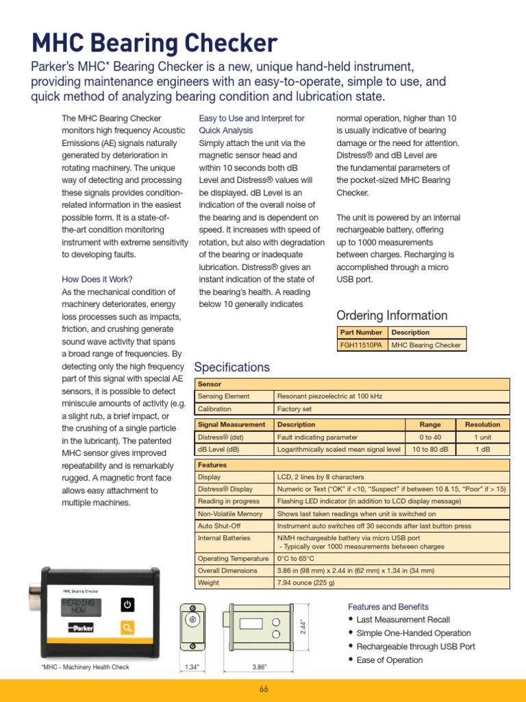 45 - MHC Bearing Checker | PDF | Bearing (Mechanical) | Mechanical ...