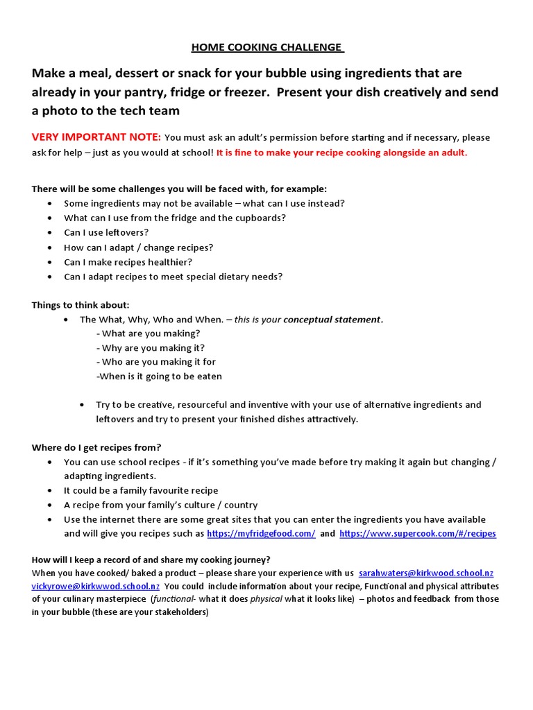 Cooking Journey | PDF