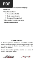 Crystal Structures: FCC, BCC, HCP | PDF | Crystal Structure ...
