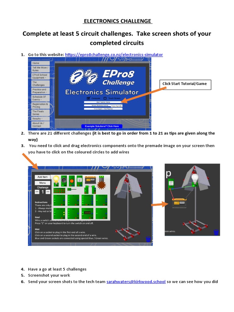 Complete 5 Circuit Challenges Online | PDF