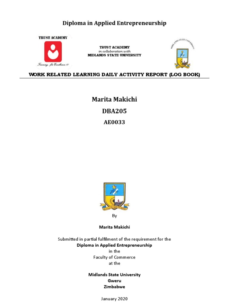 Msu Log Book Format | PDF