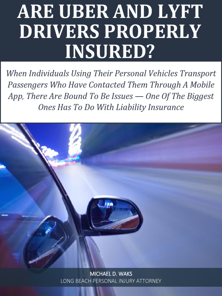 Rideshare Driver Insurance Issues | PDF | Vehicle Insurance | Lyft