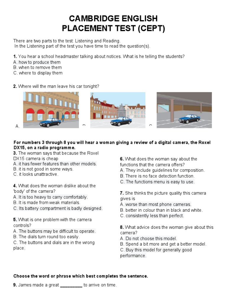 CEPT Mock Test | PDF | Camera | Retail