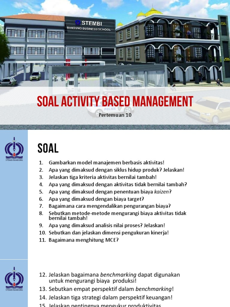 6 Soal Activity Based Management 10 PDF | PDF