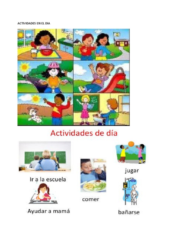 Actividad de Dia y de Noche | PDF