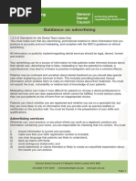 GDC 9 Principles for Dental Professionals | PDF | Career & Growth