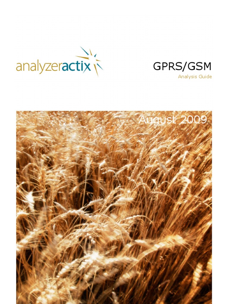 Actix Analyzer GPRS and GSM Analysis Guide | PDF | General Packet Radio Service | Transmission ...