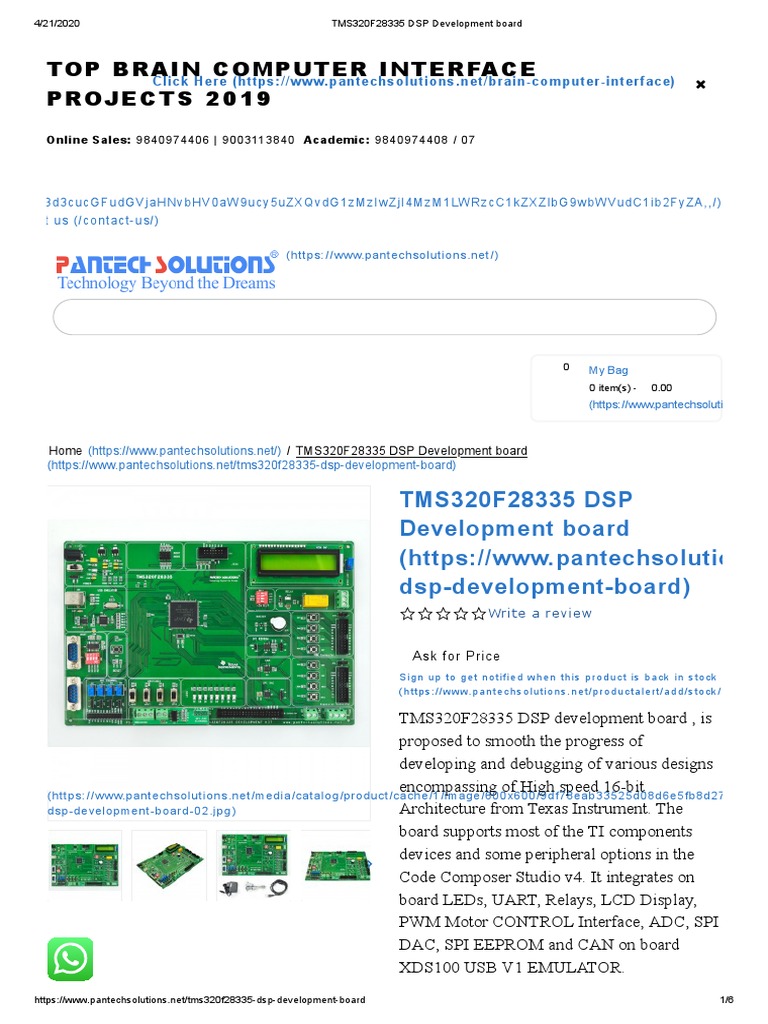 TMS320F28335 DSP Development Board | PDF | Digital Electronics | Office Equipment