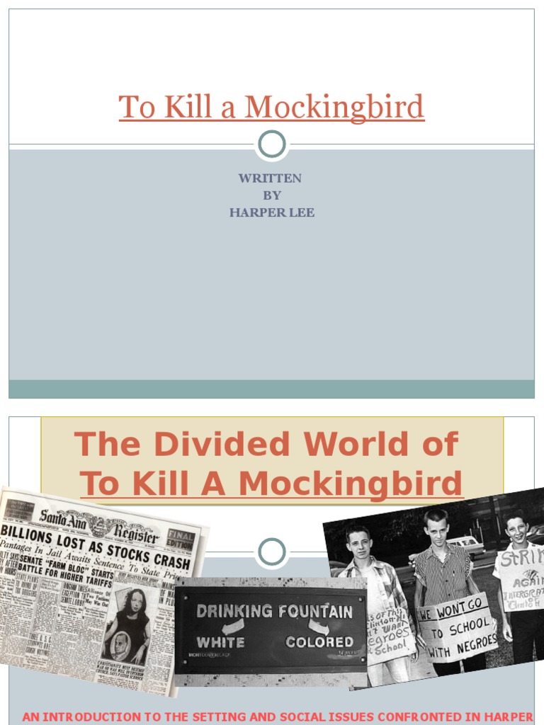 To Kill A Mockingbird: Written BY Harper Lee | PDF | To Kill A ...