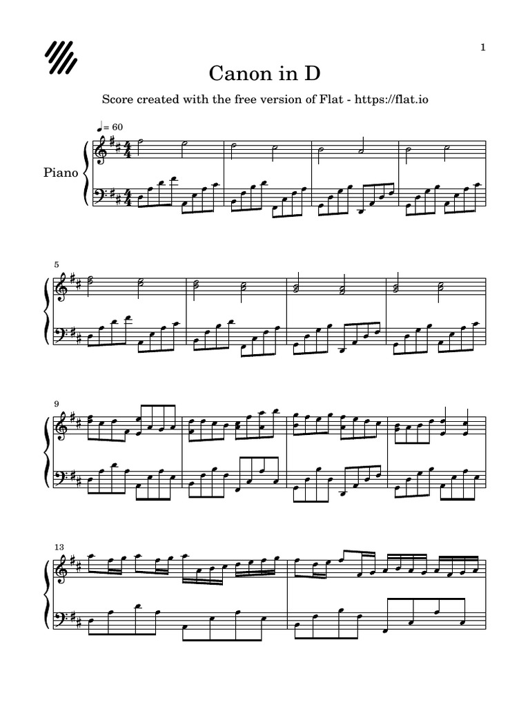 Canon in D PDF | PDF