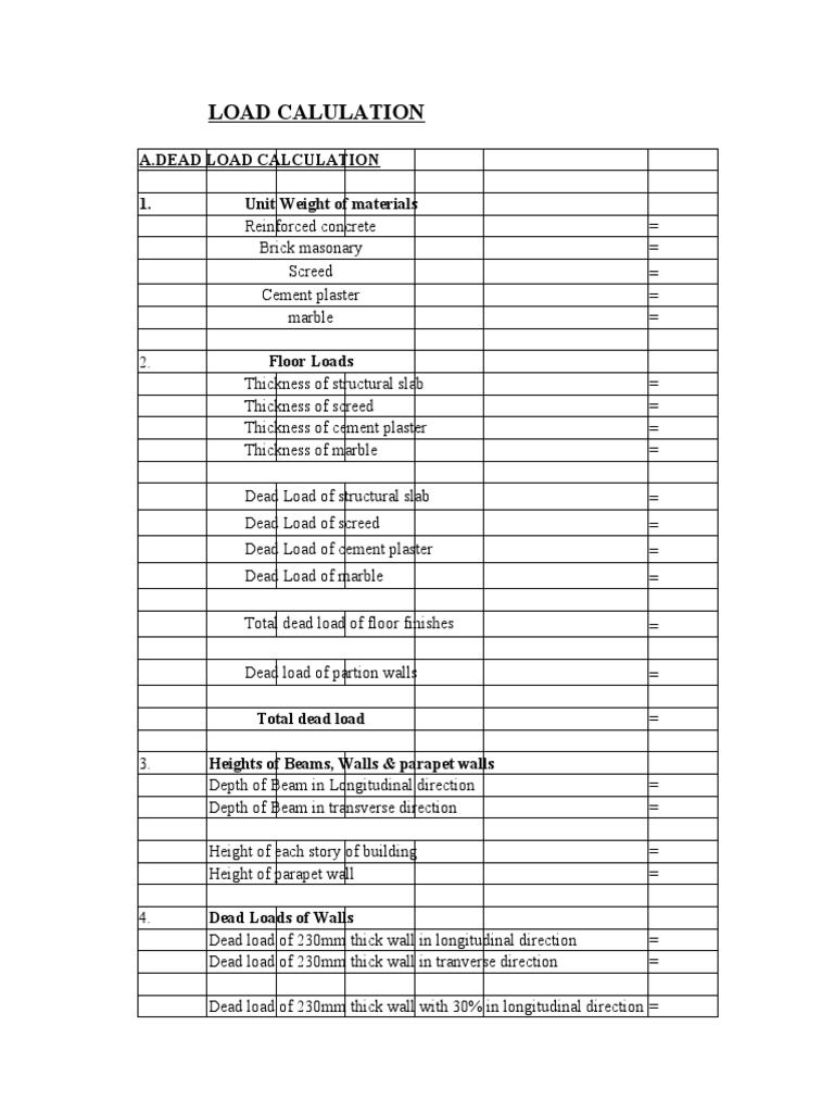 Load Calculation+staircase Design | PDF | Stairs | Structural Load
