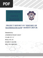 Maths Project For Class 10 | PDF | Circle | Perpendicular