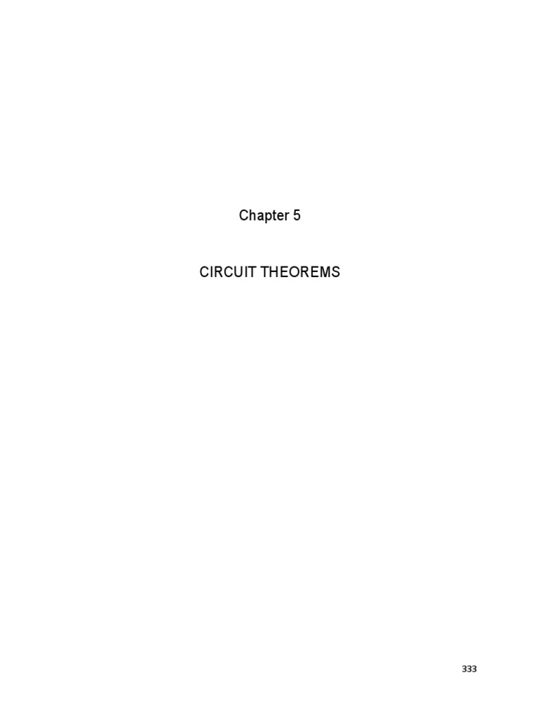 DC Circuit Theorems | PDF | Electrical Network | Electrical Impedance