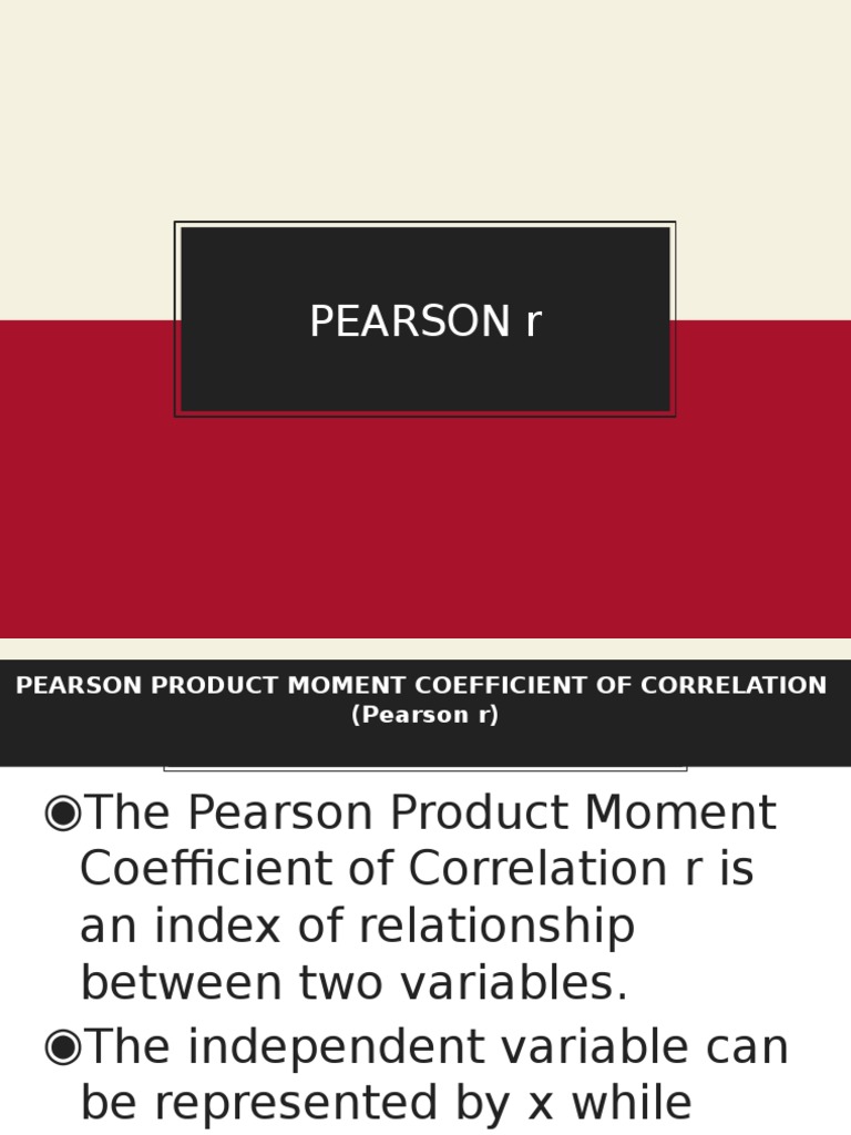 Pearson Correlation Coefficient Guide | PDF | Correlation And ...