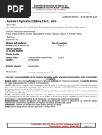 Formatos Modelos para Las Auditorias Internas Del SGI) | PDF | Auditoría | Contralor