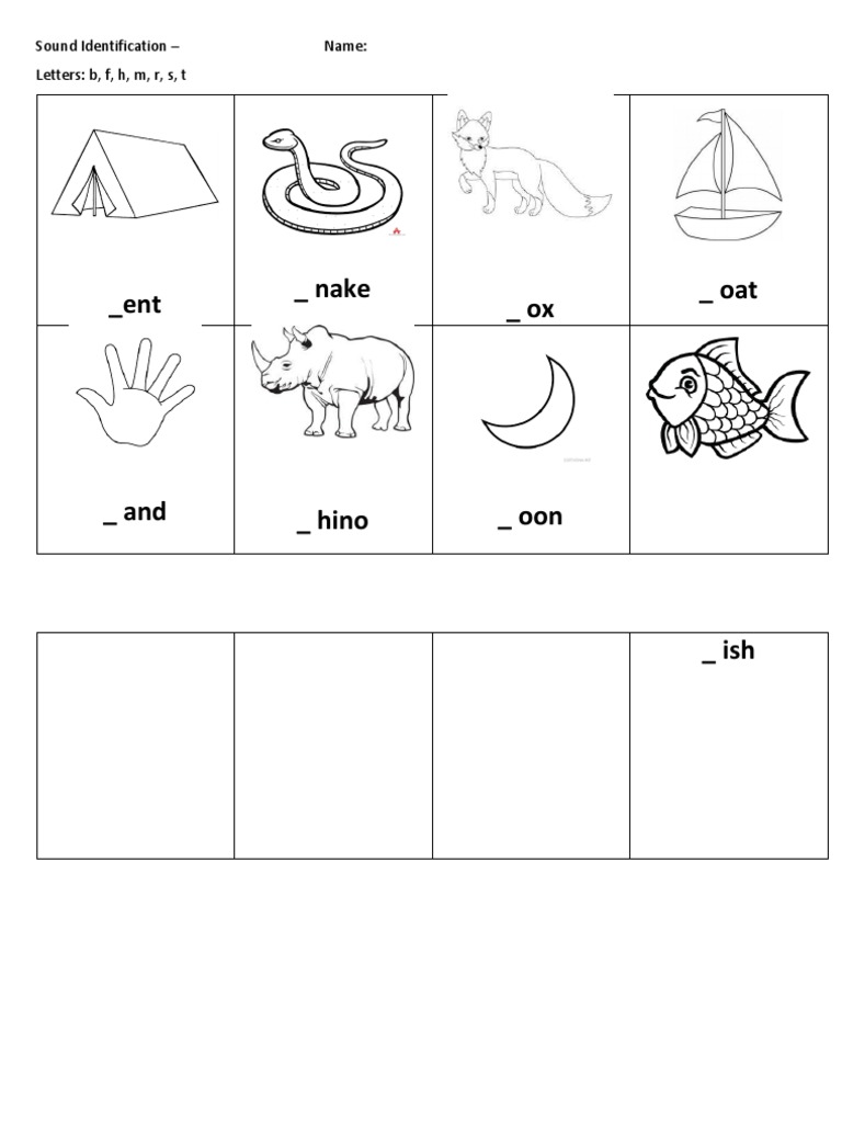 Sound Identification Names | PDF