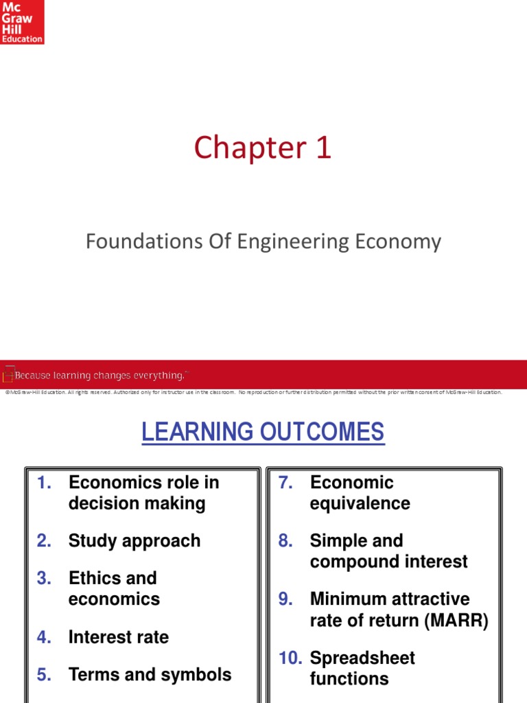 Foundations of Engineering Economy | PDF | Time Value Of Money | Interest