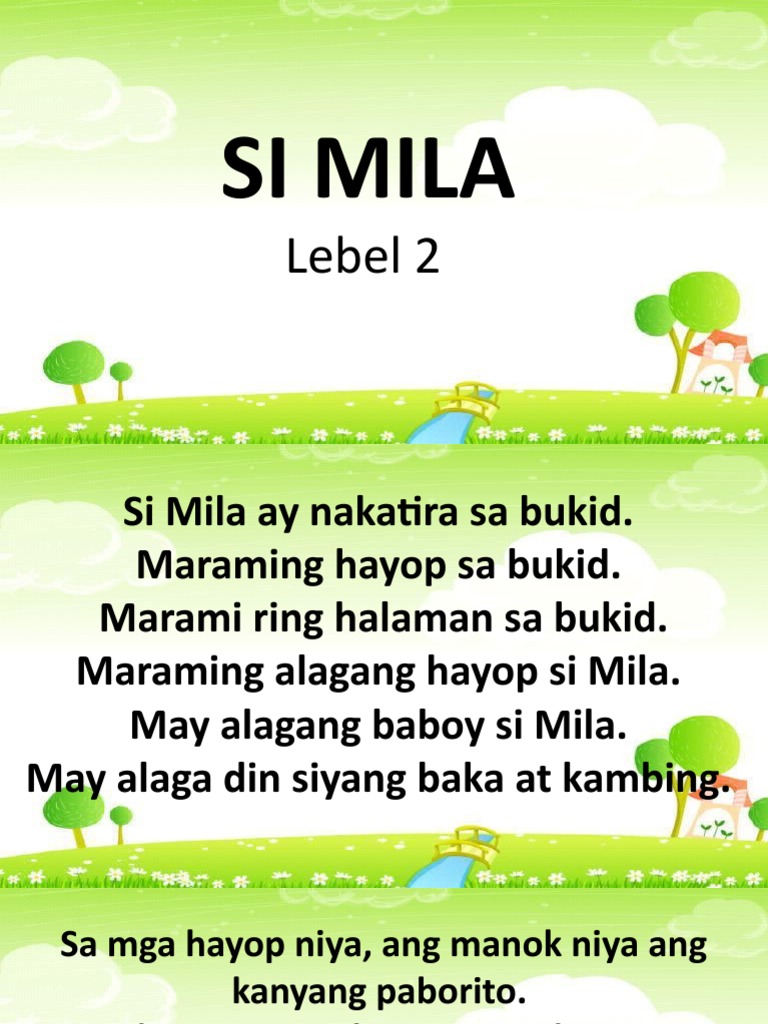 Lebel 2 Si Mila | PDF