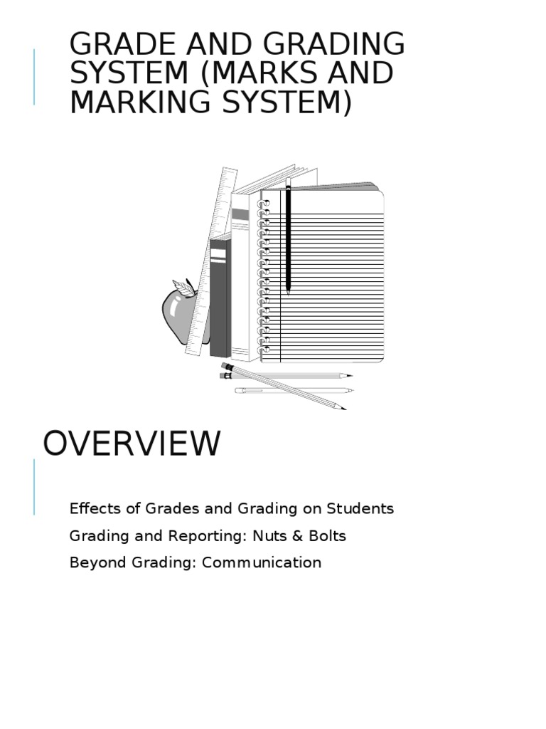 Grade and Grading System (Marks and Marking System) | PDF | Evaluation ...